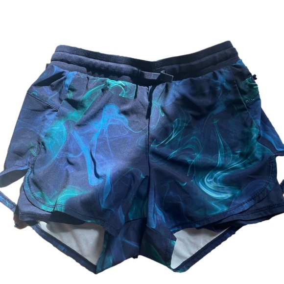 all in motion | Bottoms | All In Motion Girls Blue Swirl Shorts With Built In Undershorts | Poshmark